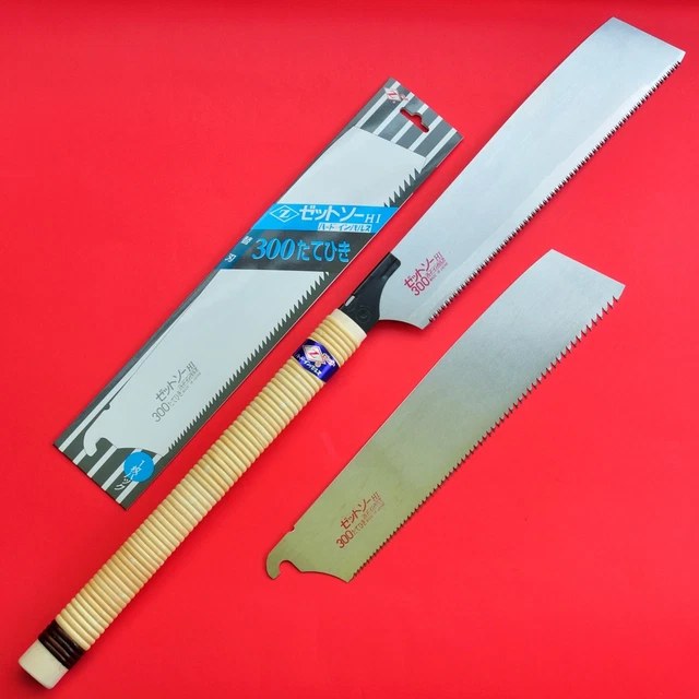 SCIE JAPONAISE Z-SAW KATABA 300mm lame coupe travers et dans sens du ...