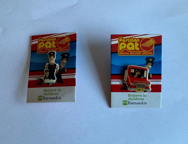 POSTMAN PAT PIN Badges - Two different Pin badge's £1.75 - PicClick UK