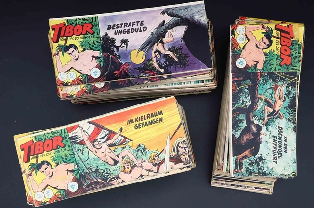 TIBOR FIGLIO DELLA giungla Piccolo fumetto n. 101-187 Lehning casa editrice Wäscher EUR 3,50 ...