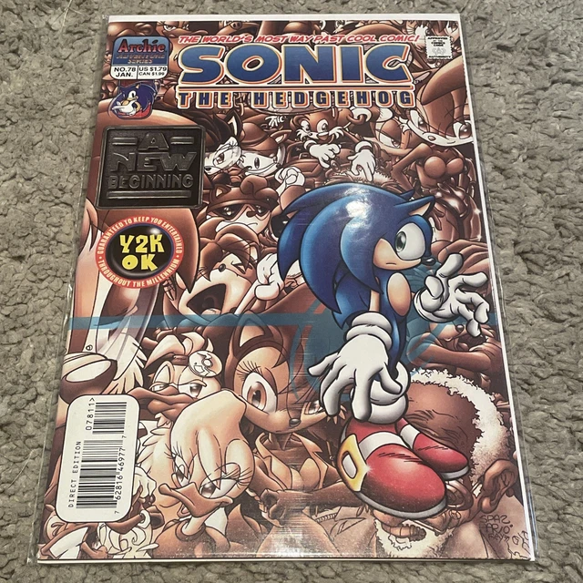 SONIC THE HEDGEHOG issue 78 Archie Comic series Rare collectible Sega £ ...
