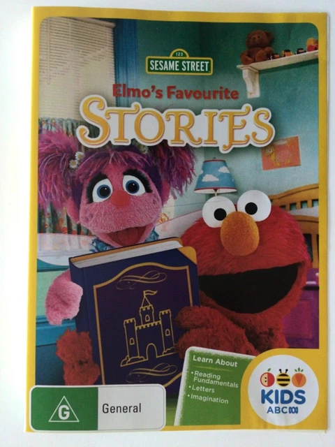 SESAME STREET ELMO'S Favourite Stories (2016, DVD, Rg4) Ryan Dillon, AS ...