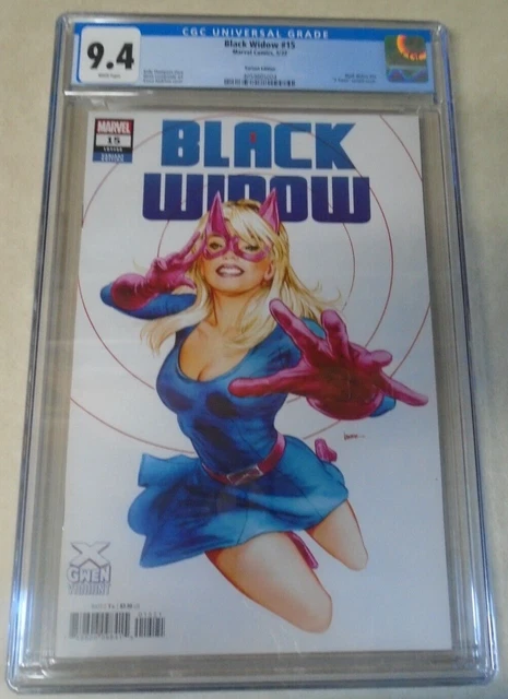 BLACK WIDOW ISSUE #15 Comic. X-Gwen Andrews Variant Cover. CGC Graded 9 ...