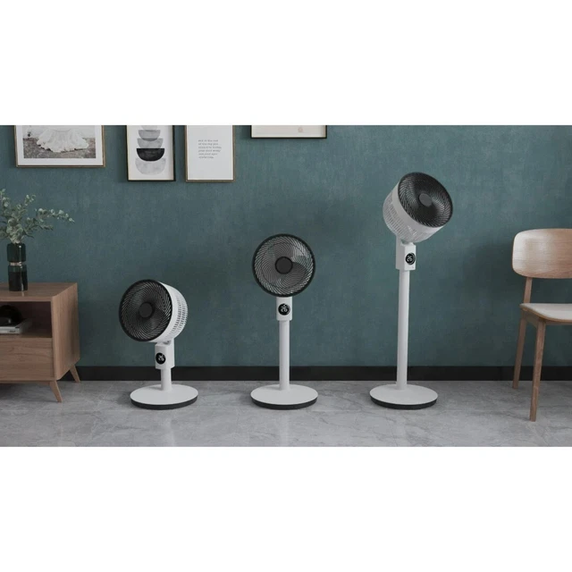 MEACO SEFTE 10” Portable 3-in-1 Pedestal Air Circulator Fan + Remote £ ...