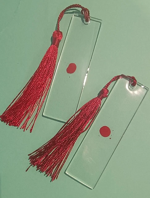 DEXTER INSPIRED HANDMADE Resin Blood Slide bookmarks EUR 7,45 - PicClick IT