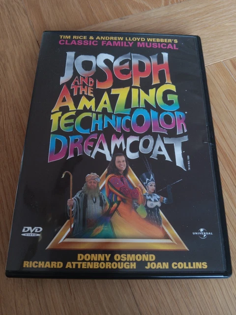 JOSEPH AND THE Amazing Technicolor Dreamcoat DVD, Donny Osmond & Joan ...