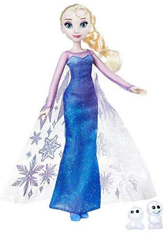 HASBRO - POUPÉE Elsa du dessin animé LA REINE DES NEIGES - - HASB9199 ...