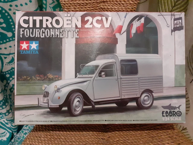 CITROEN 2CV FOURGONNETTE Scale Model, EBBRO TAMIYA, 1/24 #25001 £60.00 ...