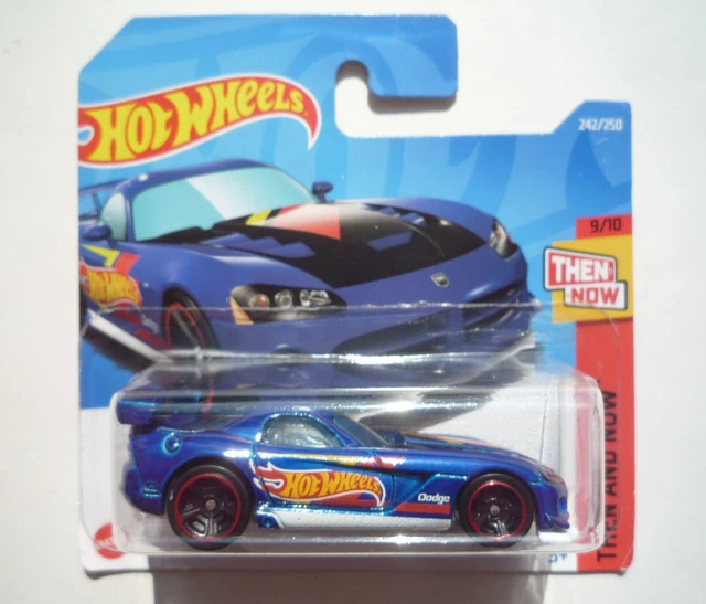 HOT WHEELS (BLUE) Dodge Viper SRT10 ACR Then And Now (Short Card) 242/ ...