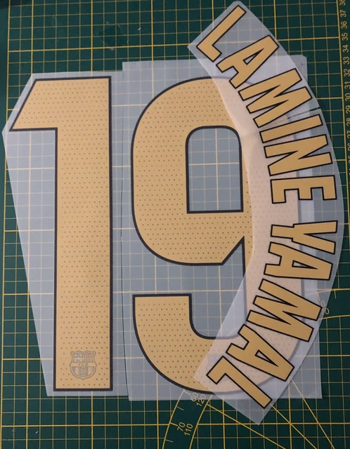 FLOCAGE LAMINE YAMAL #19 2024 2025 Domicile Barcelone EUR 15,00 - PicClick FR