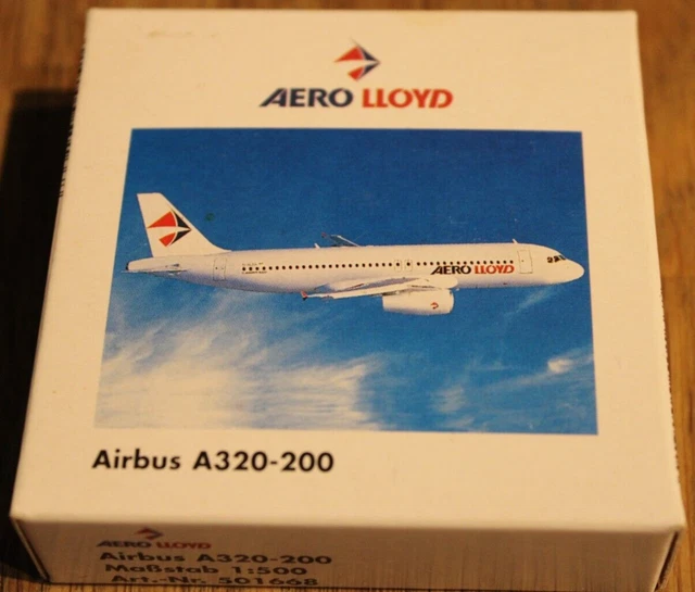 HERPA WINGS AERO LLOYD Airbus A 320-200 OVP EUR 9,00 - PicClick DE