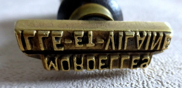 TAMPON DE LA Poste ( obsolète ) de la ville de Mordelles en Ille-et ...