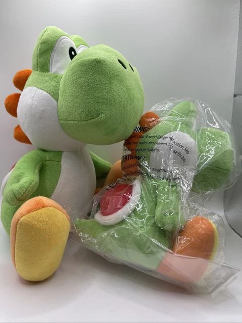 GENUINE SUPER MARIO Bros Green Yoshi Medium Size Plush 10" Little Buddy 1585 £21.24 - PicClick UK