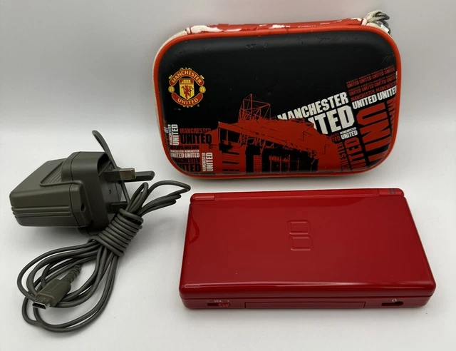 NINTENDO DS LITE Red Console Handheld with Charger & Case | Tested ...