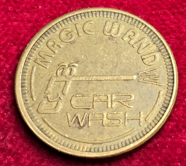 MAGIC WAND CAR Wash Token – Vintage Self Service Pressure Wash Coin ...
