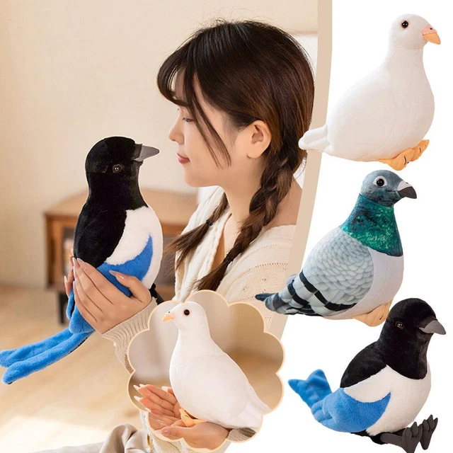 19CM CUTE ROCK Pigeon Plush Toy Stuffed Animal Soft Doll Kids Gift Best ...