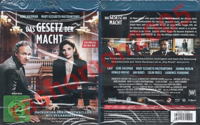 BLU-RAY CLASS ACTION 1991 Gene Hackman Mary Elizabeth Mastrantonio ...