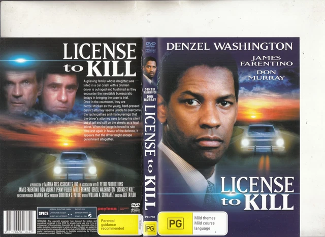LICENSE TO KILL-1984-[DENZEL Washington]-Payless Entertainment-Movie PE ...