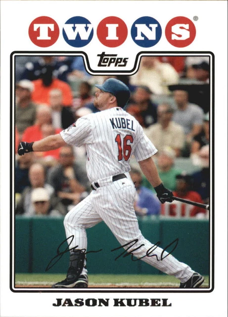 CARTE DE BASEBALL 2008 Topps Minnesota Twins #411 Jason Kubel EUR 1,62 ...