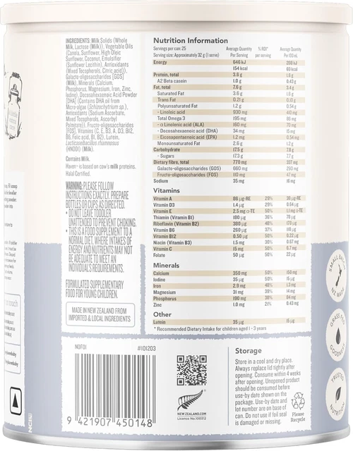 HAVEN A2 COW Toddler Milk Drink, Stage 3 (12+ Months), Made with Gentle ...
