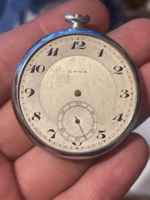 MONTRE CYMA GOUSSET ancienne mouvement complications Chronographe EUR ...