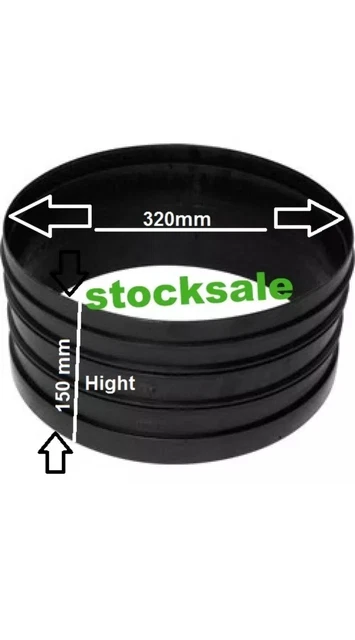 UNDERGROUND DRAINAGE MANHOLE Inspection Chamber Riser 320 mm £12.94 ...