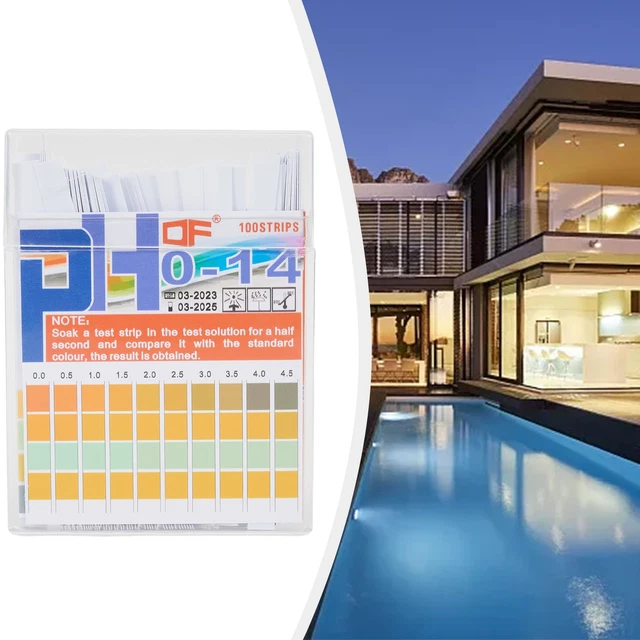 MEISTERN SIE DEN pH-Wert jeder Lösung mit Wasser pH-Teststreifen 100 ...