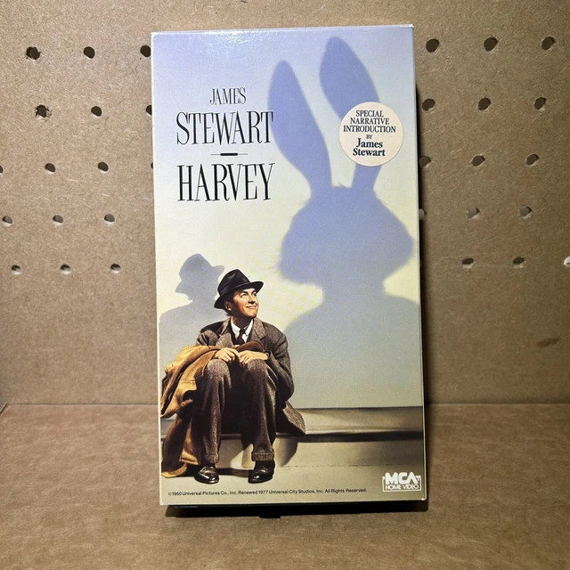 HARVEY [THE INVISIBLE RABBIT] (VHS, 1996) - Jimmy Stewart - Josephine ...