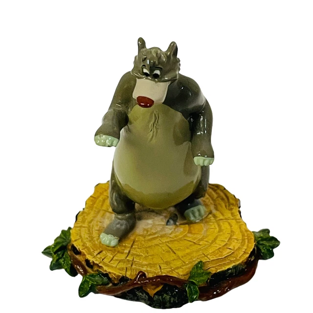 DISNEY BALOO FIGURINE Jungle Book Disney Tiny Kingdom Miniature ...