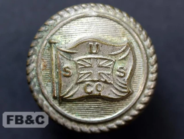 UNION STEAM SHIP Company of New Zealand Button - USS Co $7.95 - PicClick AU