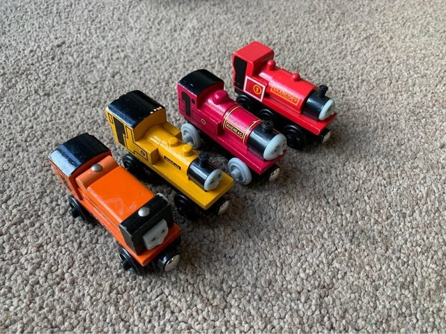 BRIO WOODEN THOMAS & Friends Skarloey Railway Rusty/Rheneas/Skarloey ...