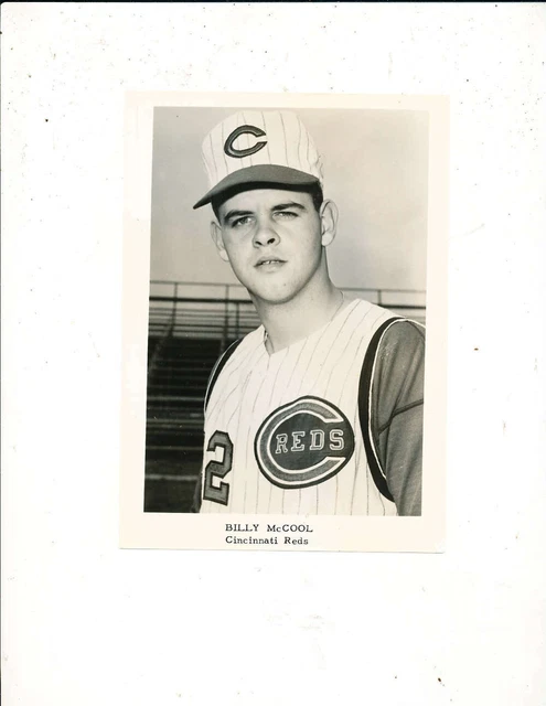 1964 CINCINNATI REDS Billy McCool 5x7 photo numéro équipe EUR 11,03 ...