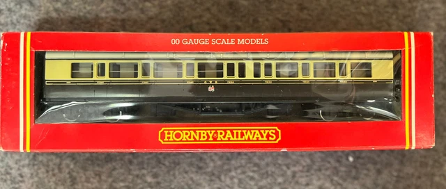 HORNBY R159 1ST Class Collett Composite Coach in GWR Chocolate & Cream ...