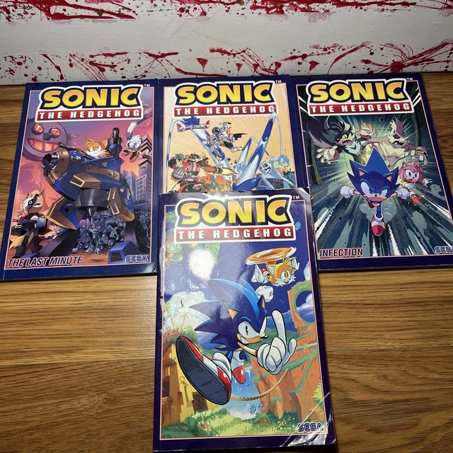 SONIC THE HEDGEHOG Comic Book IDW Vol 1 FALLOUT Vol 4,5,6 Lot Ships ...
