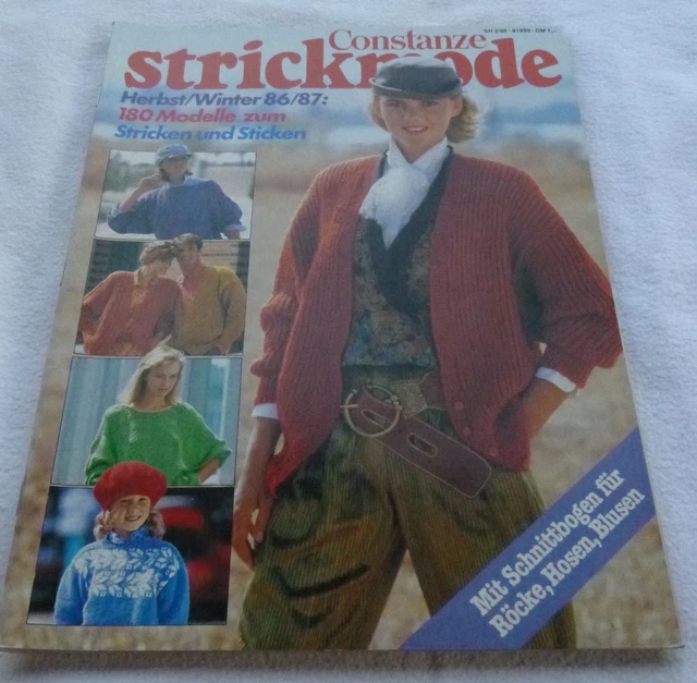 HANDARBEIT STRICKMODE CONSTANZE Nr 50 Herbst/Winter 1986/87 Stricken ...
