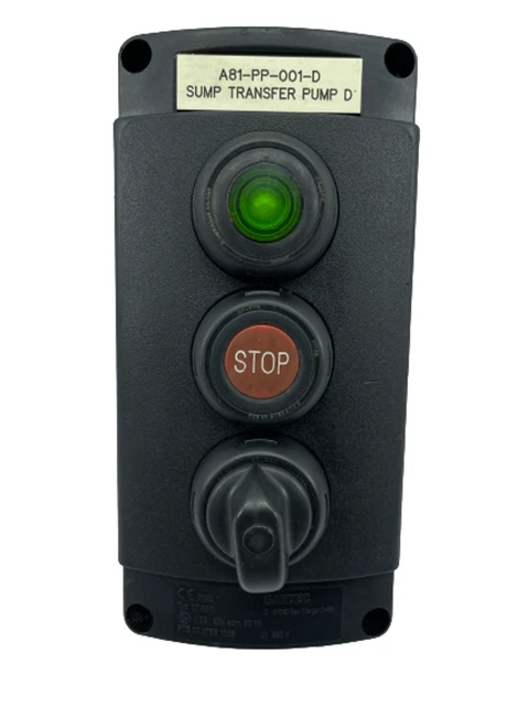BARTEC 07-3513 PUSH Button Control Station ComEx Three Gang £85.27 ...