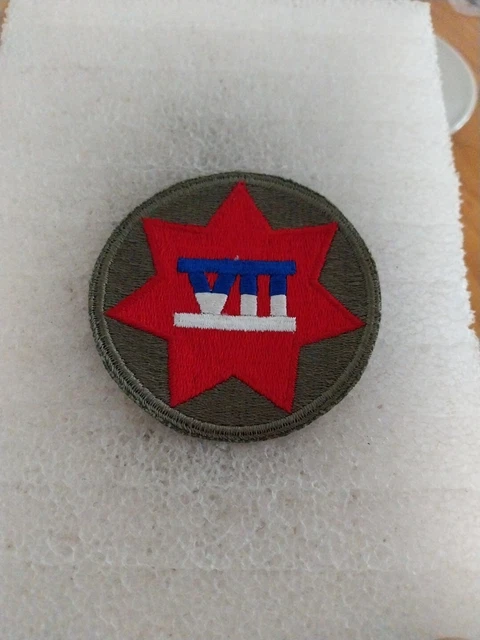 BEAUTIFUL ARMY US 7th ARMY CORPS Original ww2 Patch $14.80 - PicClick CA