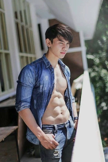 Shirtless Male Asian Muscular Hunk Beefcake Ripped Abs Pecs Jock Photo 4x6 D238 £406 Picclick Uk