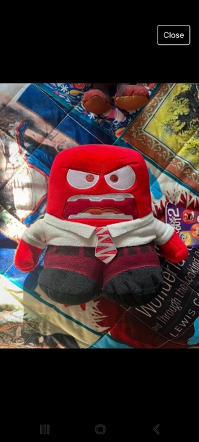DISNEY STORE PIXAR Inside Out Anger Plush Toy 9" Soft Toy New With Tags ...