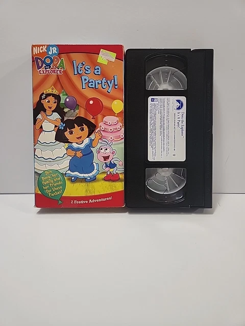 DORA THE EXPLORER - Its a Party (VHS, 2005) Nickelodeon Jr Paramount £3 ...