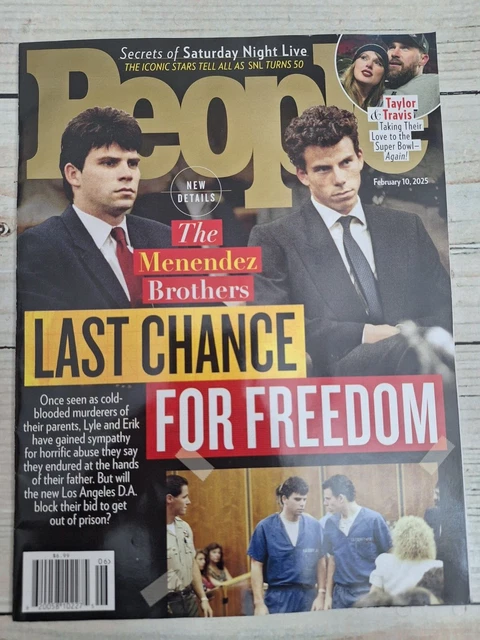 PEOPLE MAGAZINE FEBRUARY 10, 2025 the Menendez Brothers Last Chance for ...