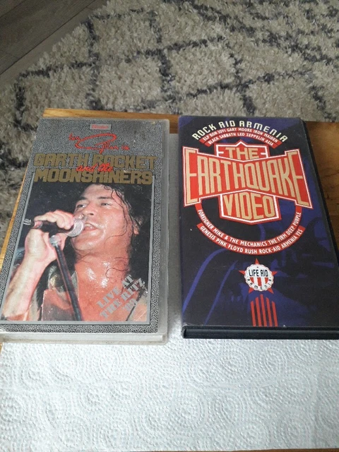 ROCK MEMORABILIA 2 X Vhs Tapes Gillan And Rock Aid Armenia £9.95 - PicClick UK