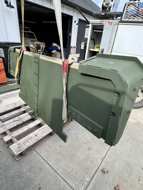 HMMWV HUMVEE 1165 Armor Rear Wall Complete $7,600.00 - PicClick