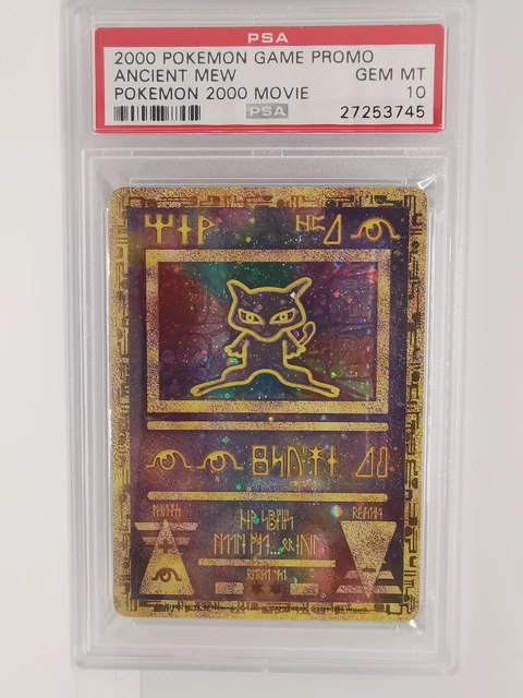 POKEMON CARD 2000 PSA 10 ANCIENT MEW Movie Promo GEM MINT SWIRL EUR 548 ...