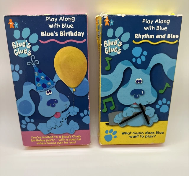 BLUE'S CLUES VHS 2 Tape Lot: Blue's Birthday and Rhythm And Blue £9.06 ...