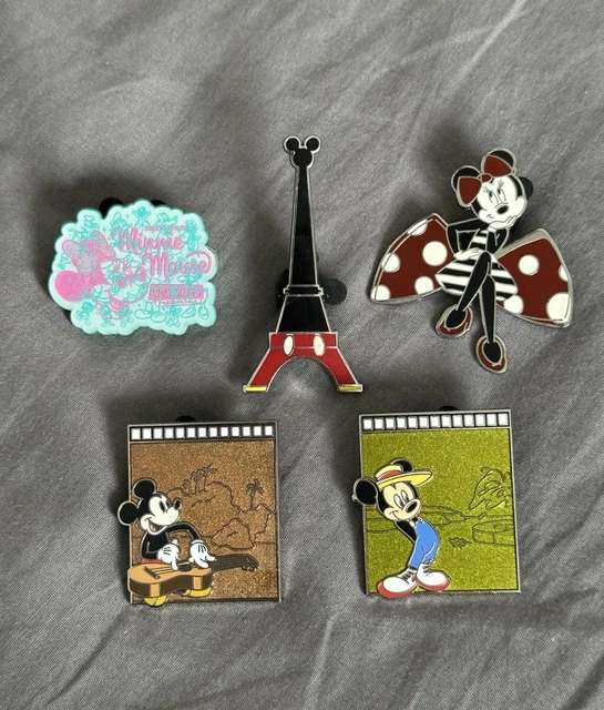 DISNEY MICKEY MINNIE Mouse Bundle Pin X5 Pins £27.76 - PicClick UK