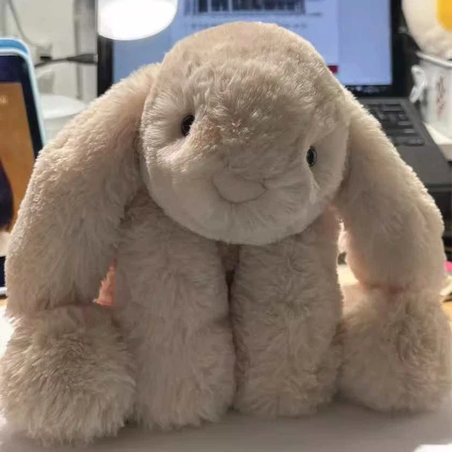 JELLYCAT 34CM SMUDGE Rabbit: Silky Doll Plush 1pcs with Tags and Dust ...