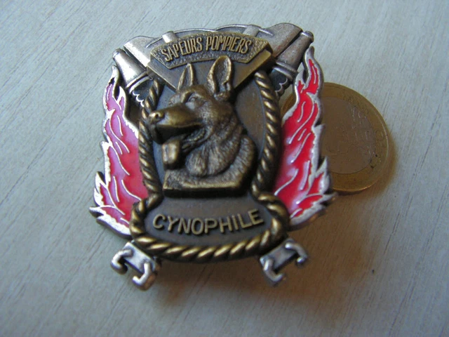INSIGNE SAPEUR pompier equipe cynophile (c27) EUR 5,00 - PicClick FR