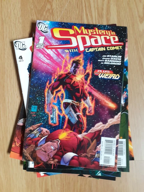 DC COMICS : MYSTERY IN SPACE WITH CAPTAIN COMET #1 to 8 by JIM STARLIN ...