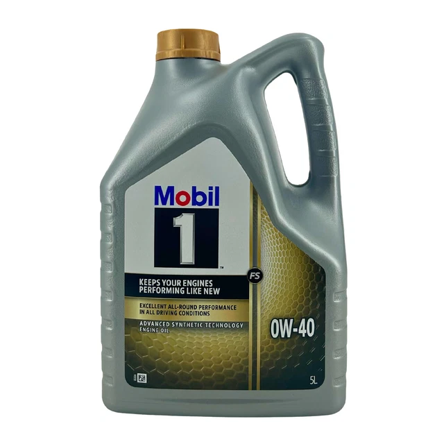 MOBIL 1 FS 0W-40 Huile Moteur VW 50200, AVTOVAZ, BMW LL-01, MB 229.3, 5 ...