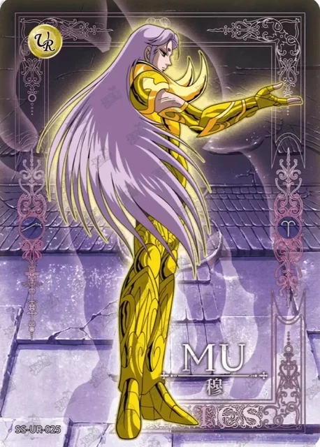 CARTE SAINT SEIYA Kayou chevaliers d'or Mü du Bélier SS-UR-25 serie 2 ...